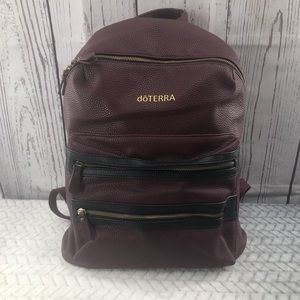 Doterra | Bags | Nwt Burgundy Vegan Leather Doterra Backpack | Poshmark
